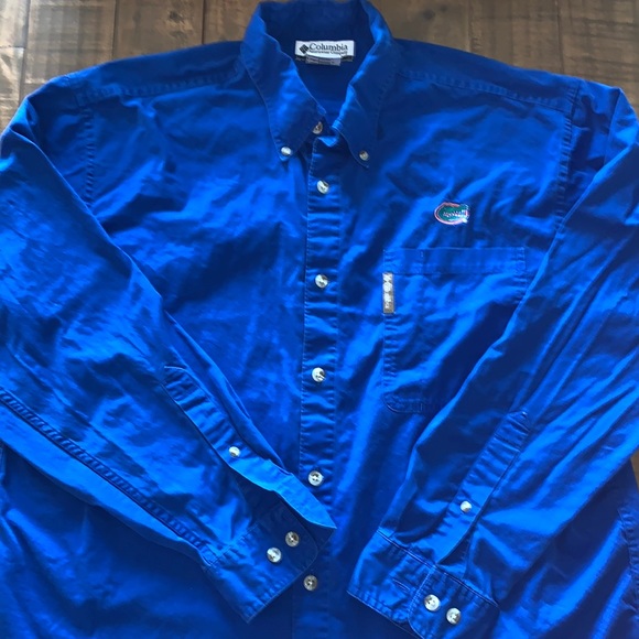 Columbia | Tops | University Of Florida Gators Columbia Button Up ...